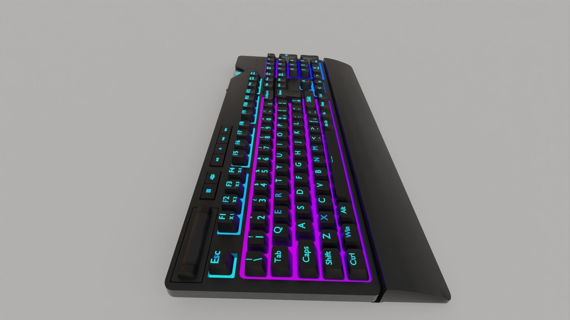 ASUS ROG RGB Gaming Keyboard Gaming Setups 3D model | CGTrader