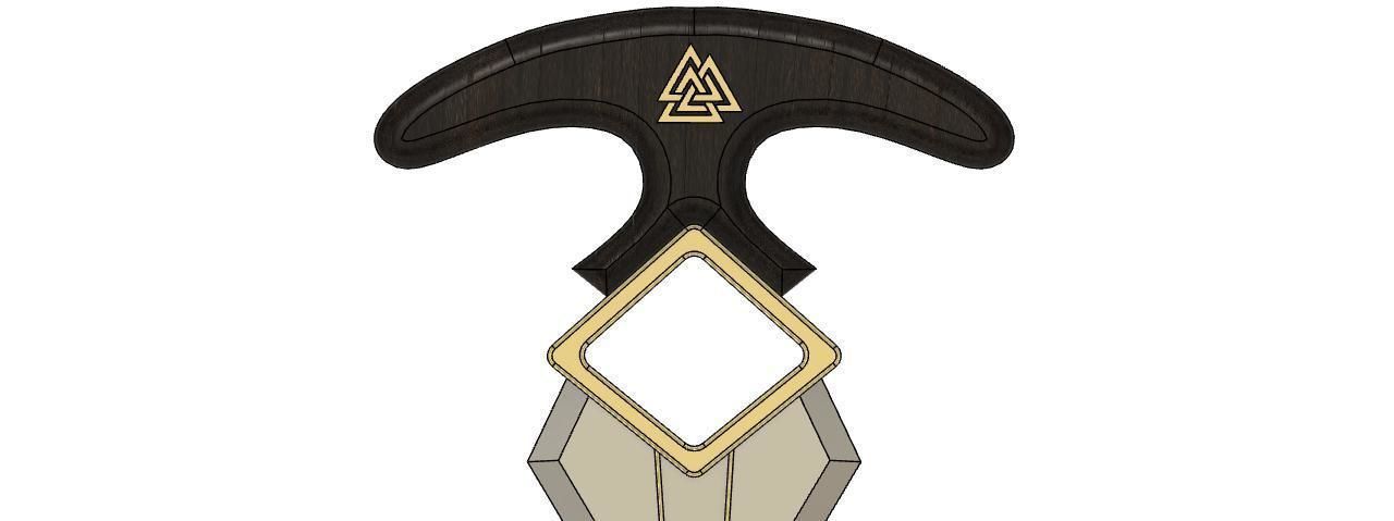 Loki Odinsons Push Dagger 3D model 3D printable | CGTrader