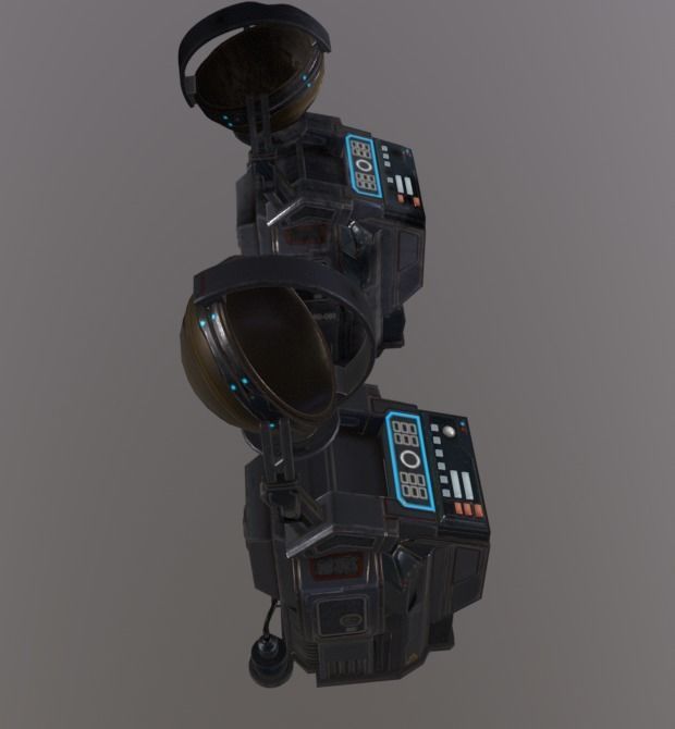 3D model Airship Stability Gyroscop VR / AR / low-poly | CGTrader