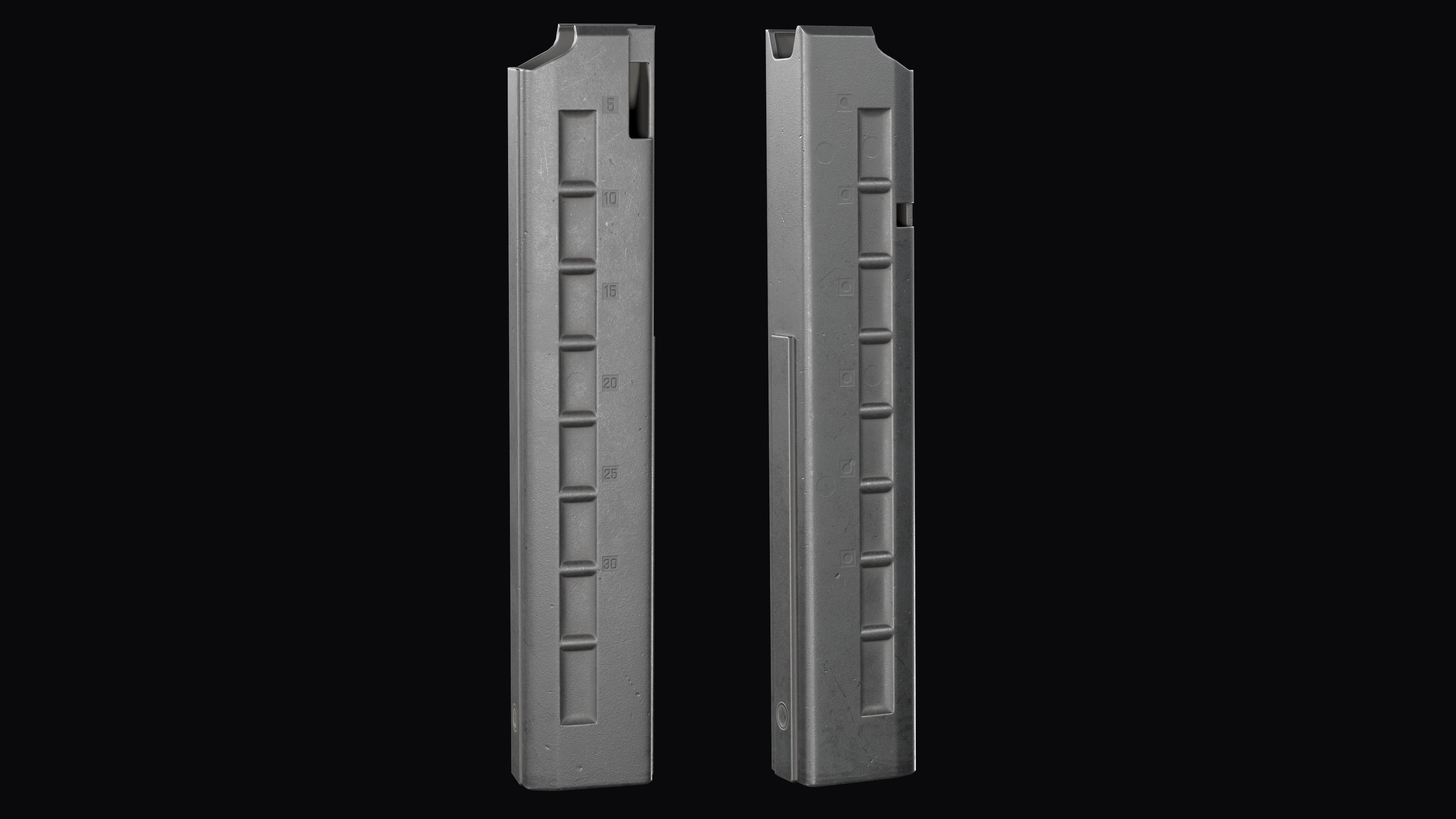 3D model Tactical Modular SMG Brugger and Thomet MP9 VR / AR / low-poly ...