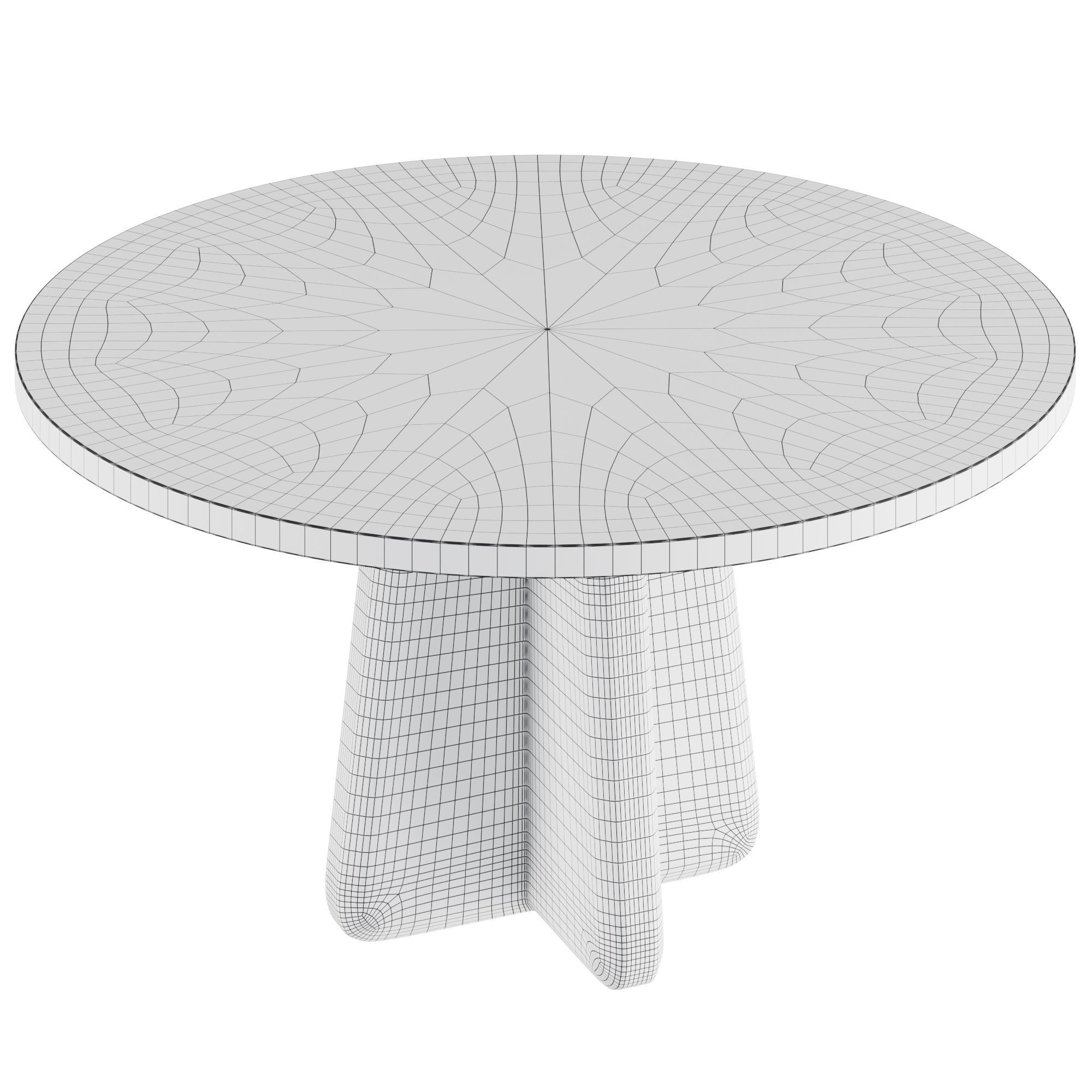 Nube Italia LITO ROUND Table 3D model | CGTrader