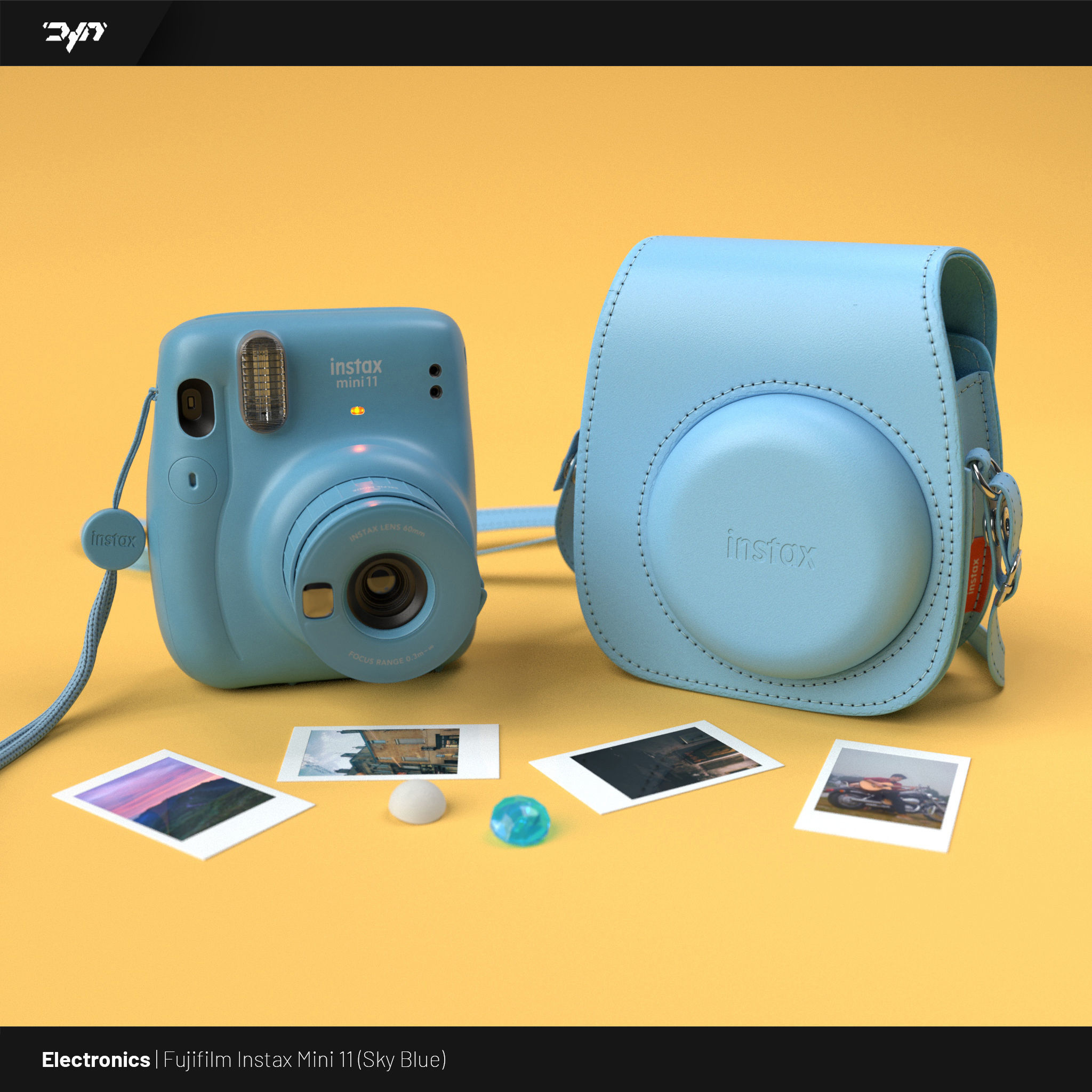 Instant Camera - Fujifilm Instax Mini 11 3D model | CGTrader