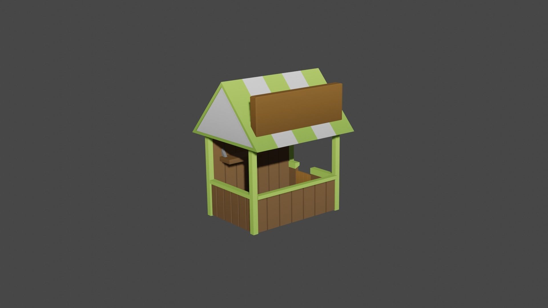 3D model Festival Carnival Stands Low Poly VR / AR / low-poly | CGTrader