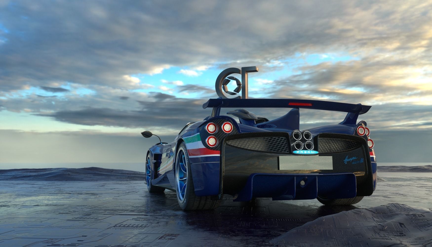 Pagani Huayra Tricolore 2021 3D model 3D model | CGTrader