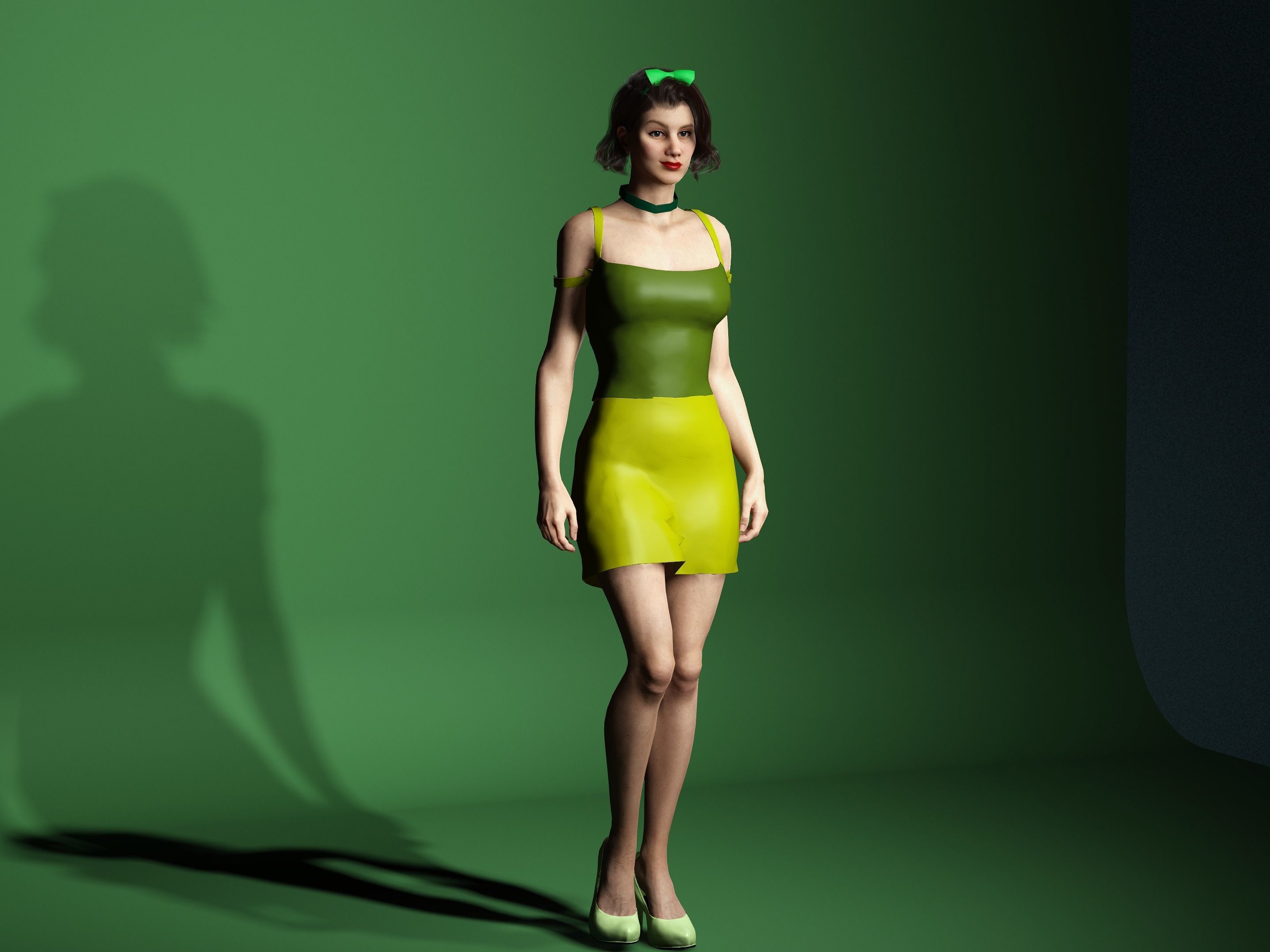 3D model Drizella the stepsister-Female character VR / AR / low-poly ...