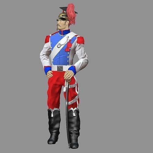 Uhlan 1780 up to 1870 3D model 3D printable | CGTrader