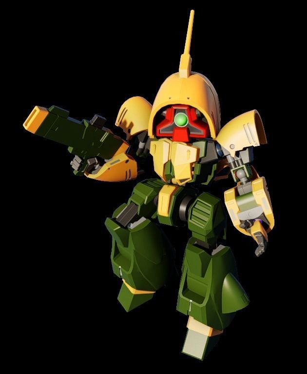 Bee Style Asshimar and Quelimar variant Gundam 3D model 3D printable ...