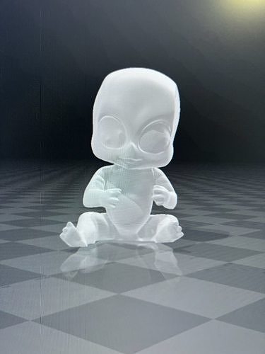 Alien baby 3D model 3D printable | CGTrader
