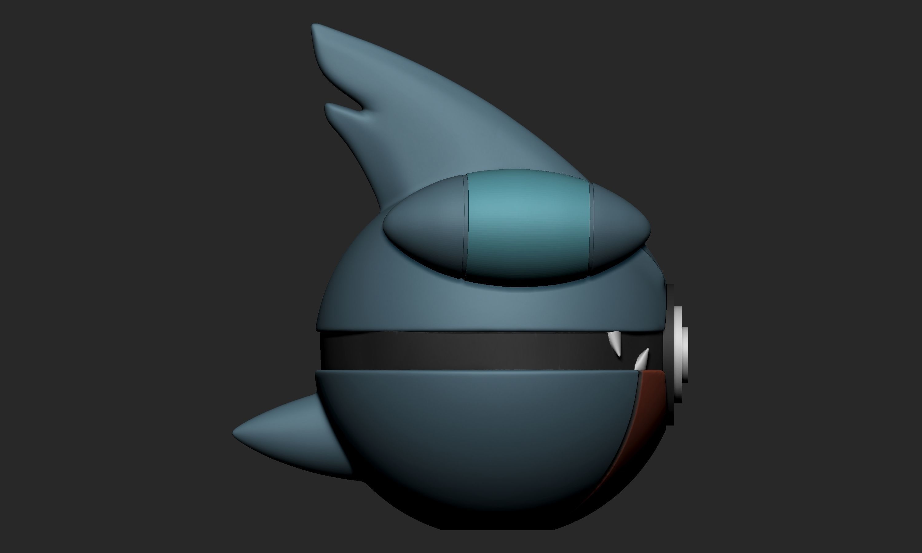 Pokemon Gible Pokeball 3D model 3D printable | CGTrader