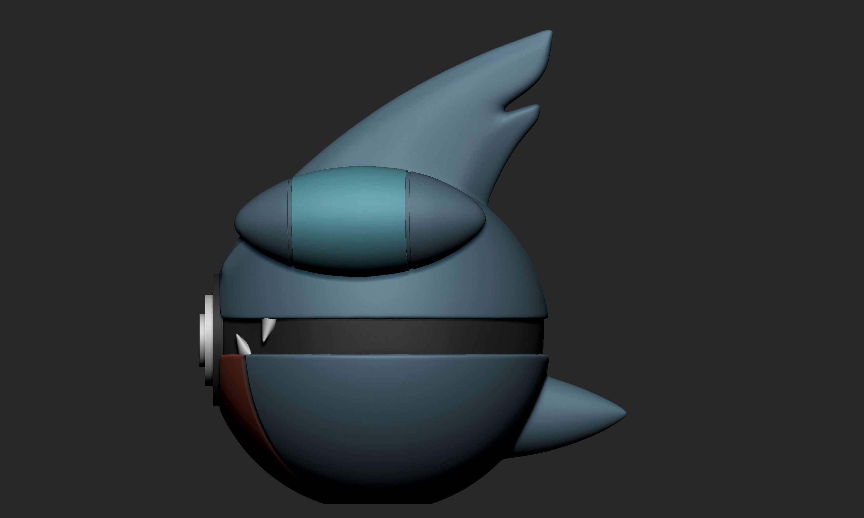 Pokemon Gible Gabite Garchomp Pokeball 3D model 3D printable | CGTrader