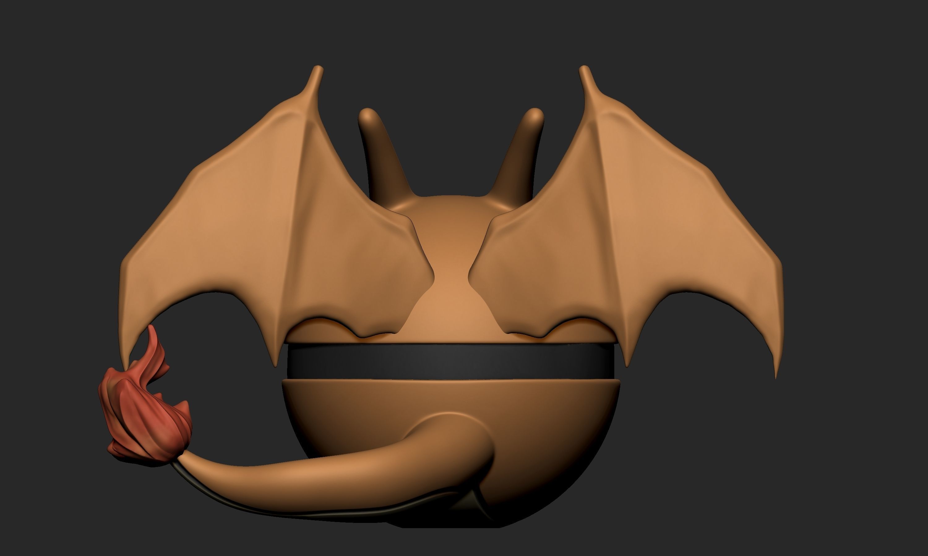 Pokemon Charizard Pokeball 3D model 3D printable | CGTrader