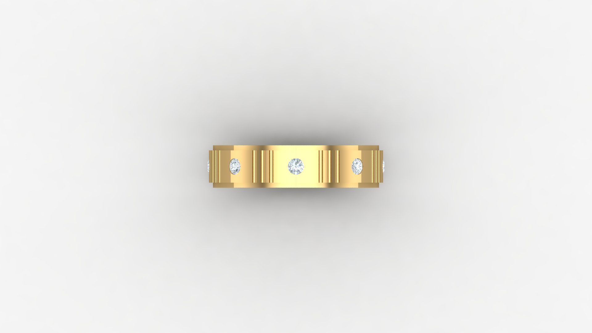 Diamond Man Ring Cad MR 252 3D model 3D printable | CGTrader