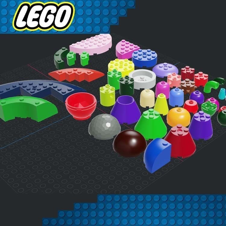Lego - Brick Special Circle 3D model 3D printable | CGTrader