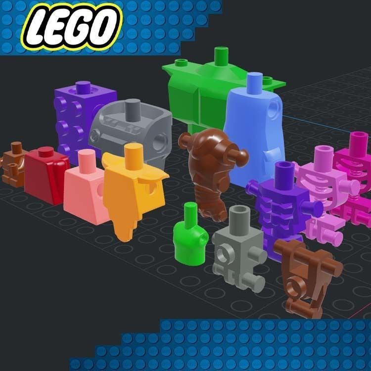 Lego - Minifigures Body 3D model 3D printable | CGTrader