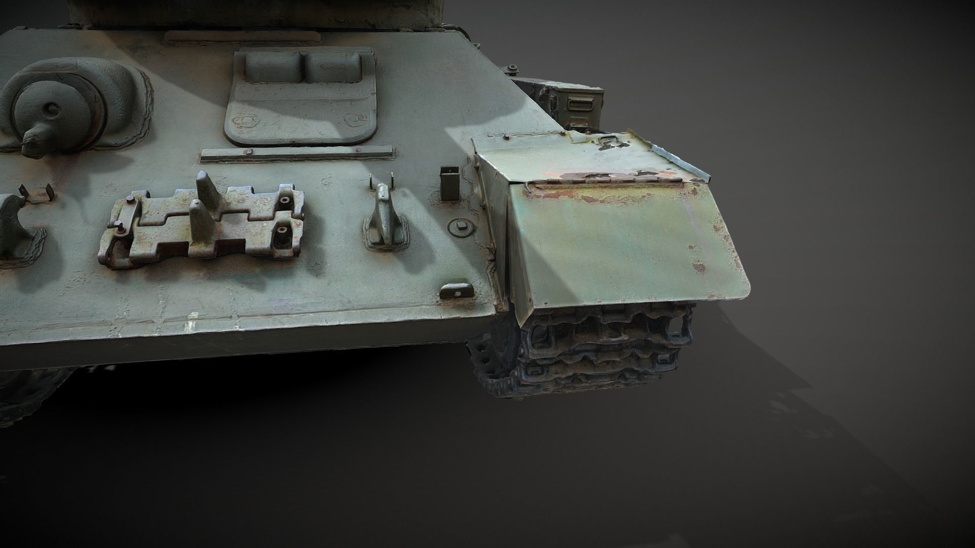 Tank T-34-85 Realistic raw scan 3D model | CGTrader