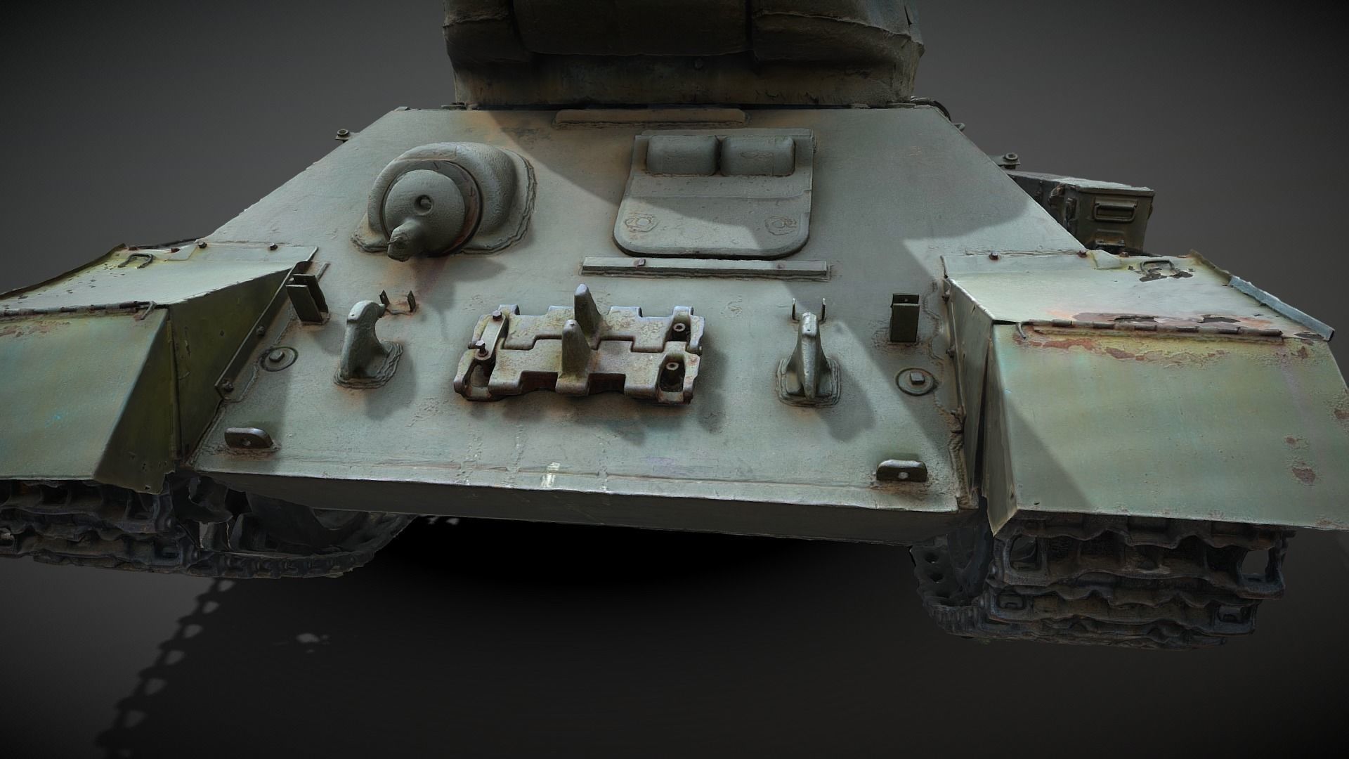 Tank T-34-85 Realistic raw scan 3D model | CGTrader