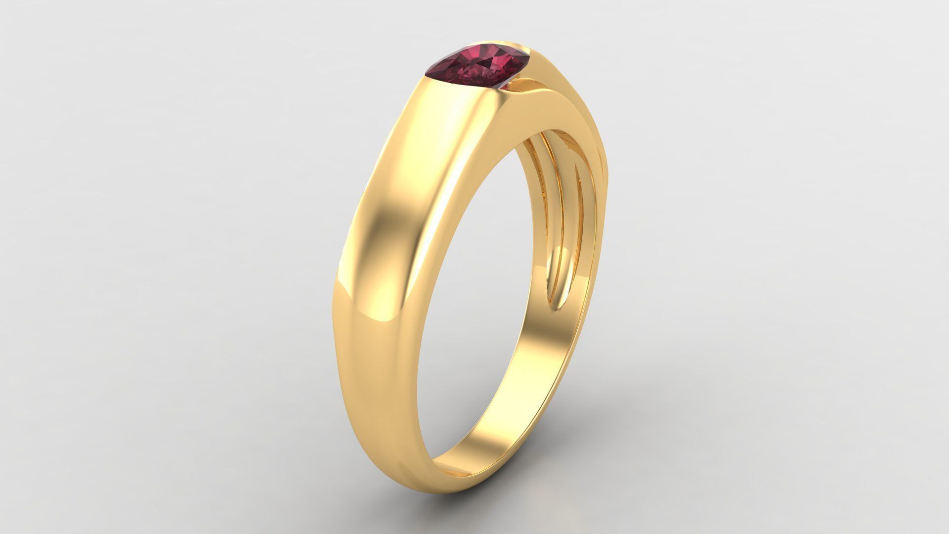 Diamond Man Ring Cad MR 157 3D model 3D printable | CGTrader