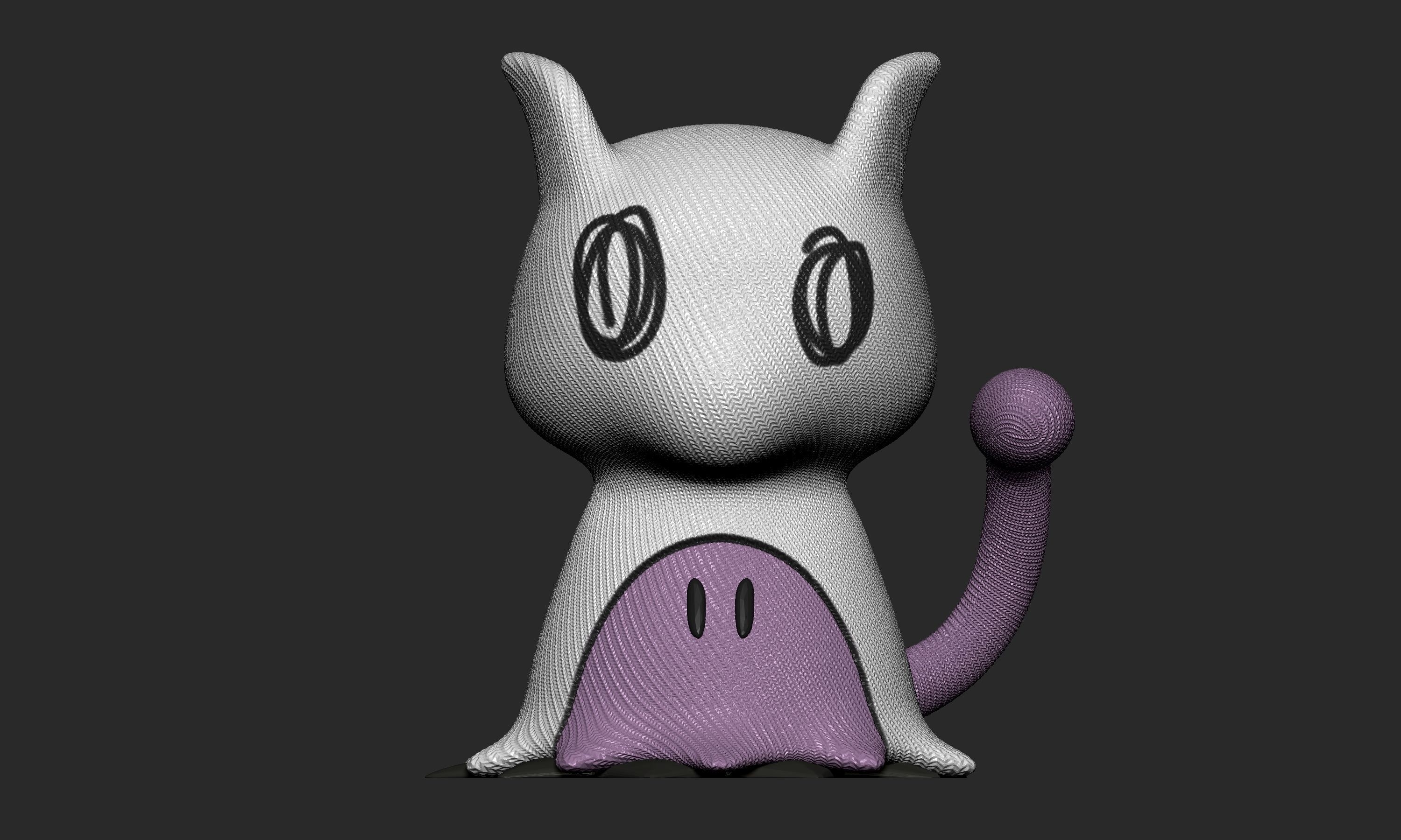 Pokemon - Mimikyu Mewtwo 3D model 3D printable | CGTrader
