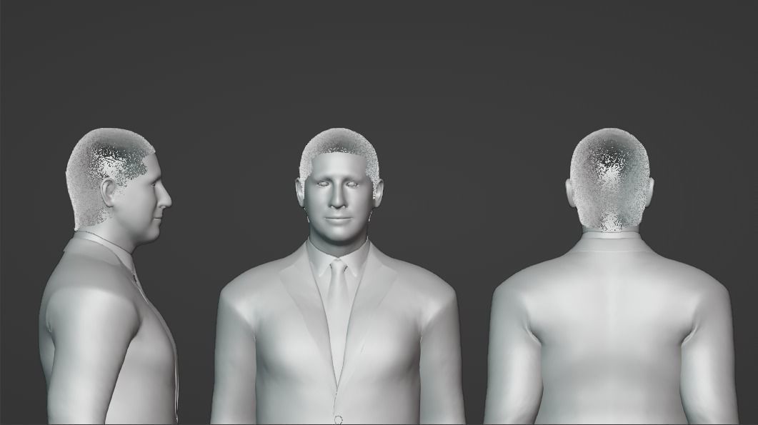 REALISTIC MEN HALF BODY free 3D model | CGTrader