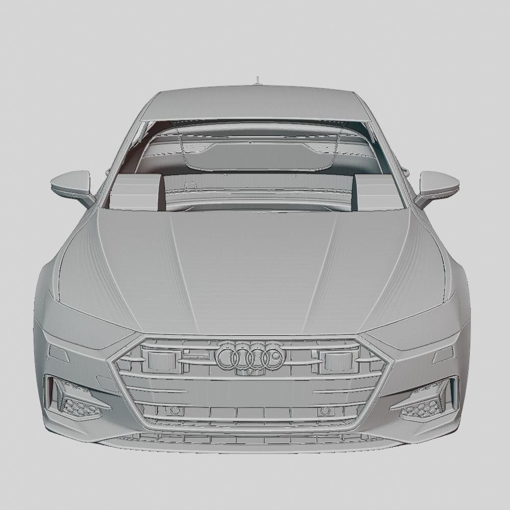 Audi A7 Sportback 2019 Printable Body 3D model 3D printable | CGTrader