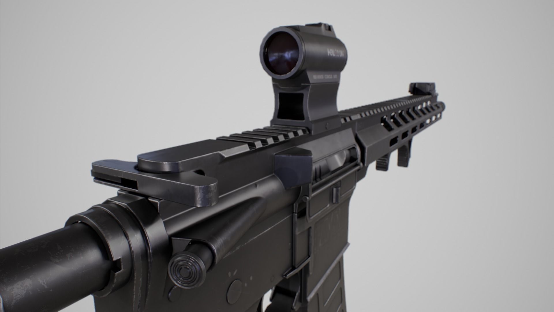 3D model AR-15 Rifle VR / AR / low-poly | CGTrader
