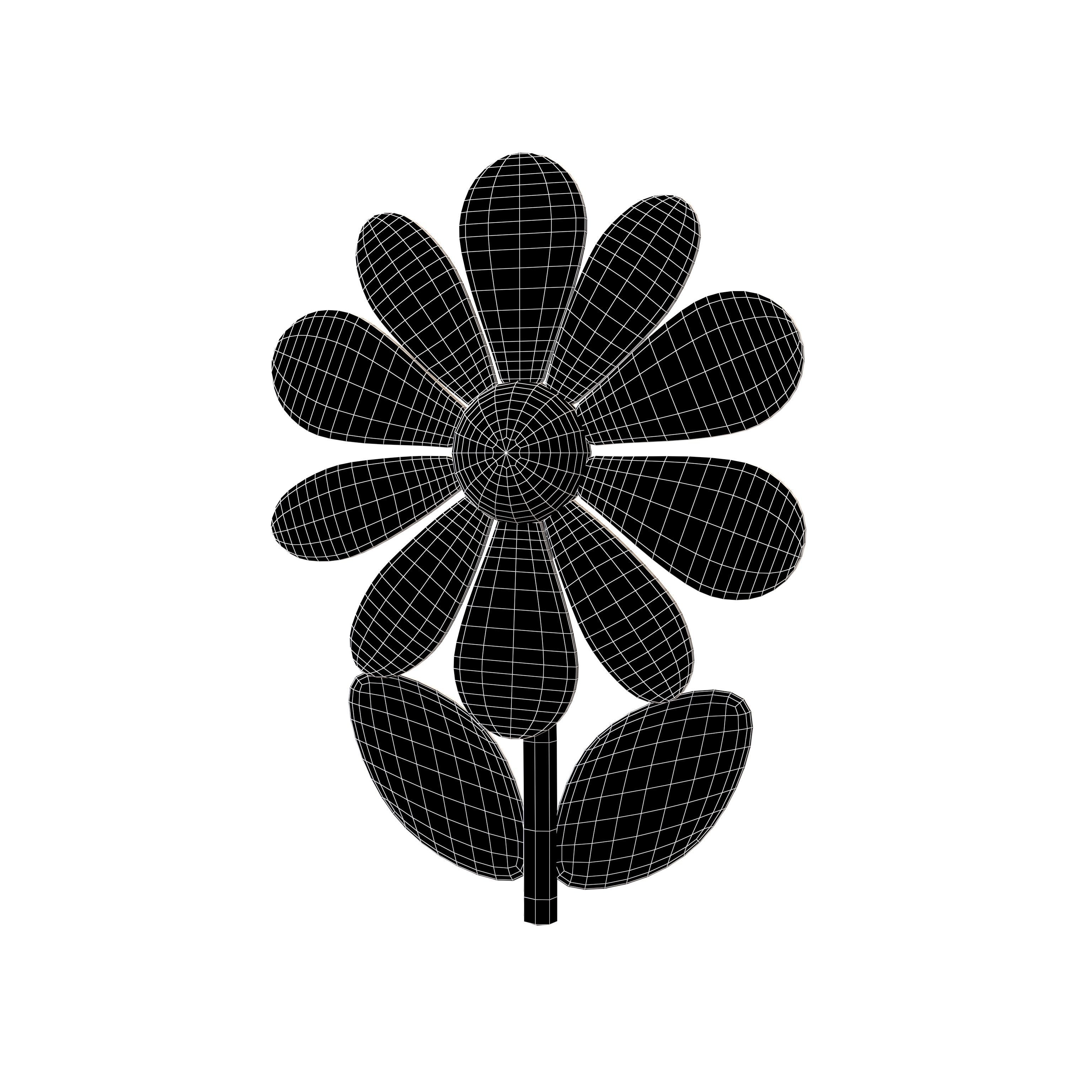 3D model Flower v4 003 VR / AR / low-poly | CGTrader