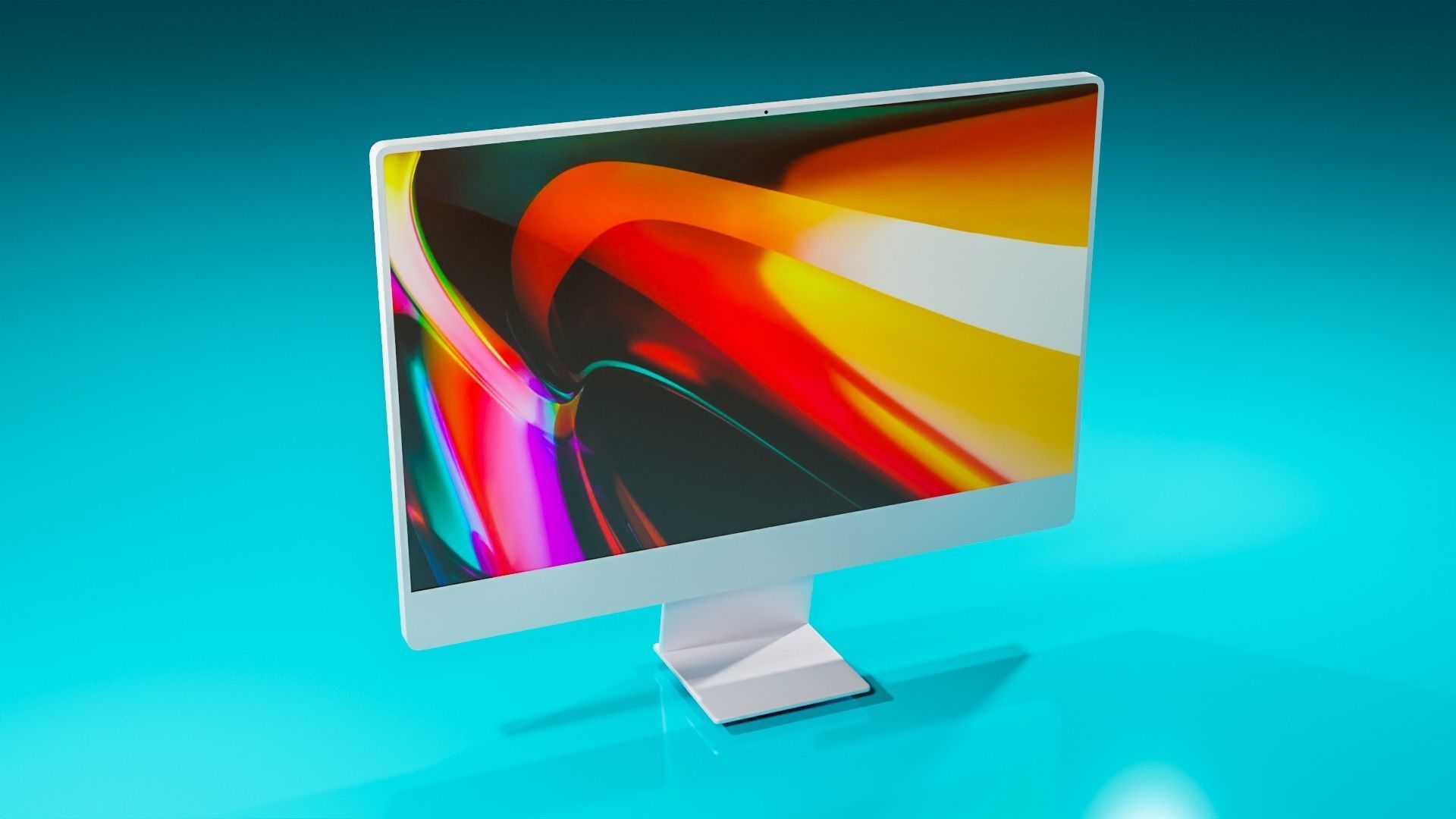 IMac 24 apple imac free VR / AR / low-poly 3D model | CGTrader