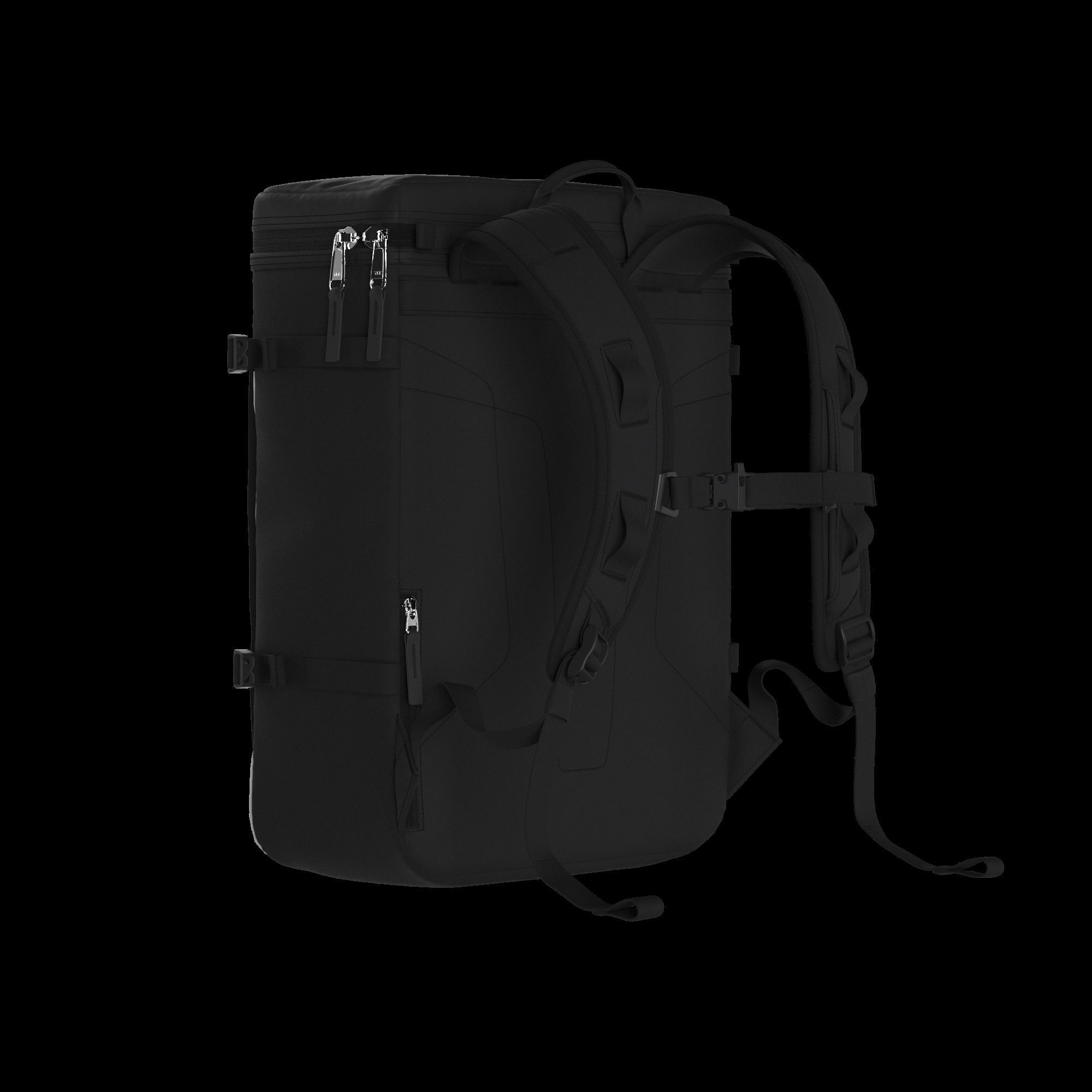 Modern Black-White 3D Back Pack Model 3D model | CGTrader
