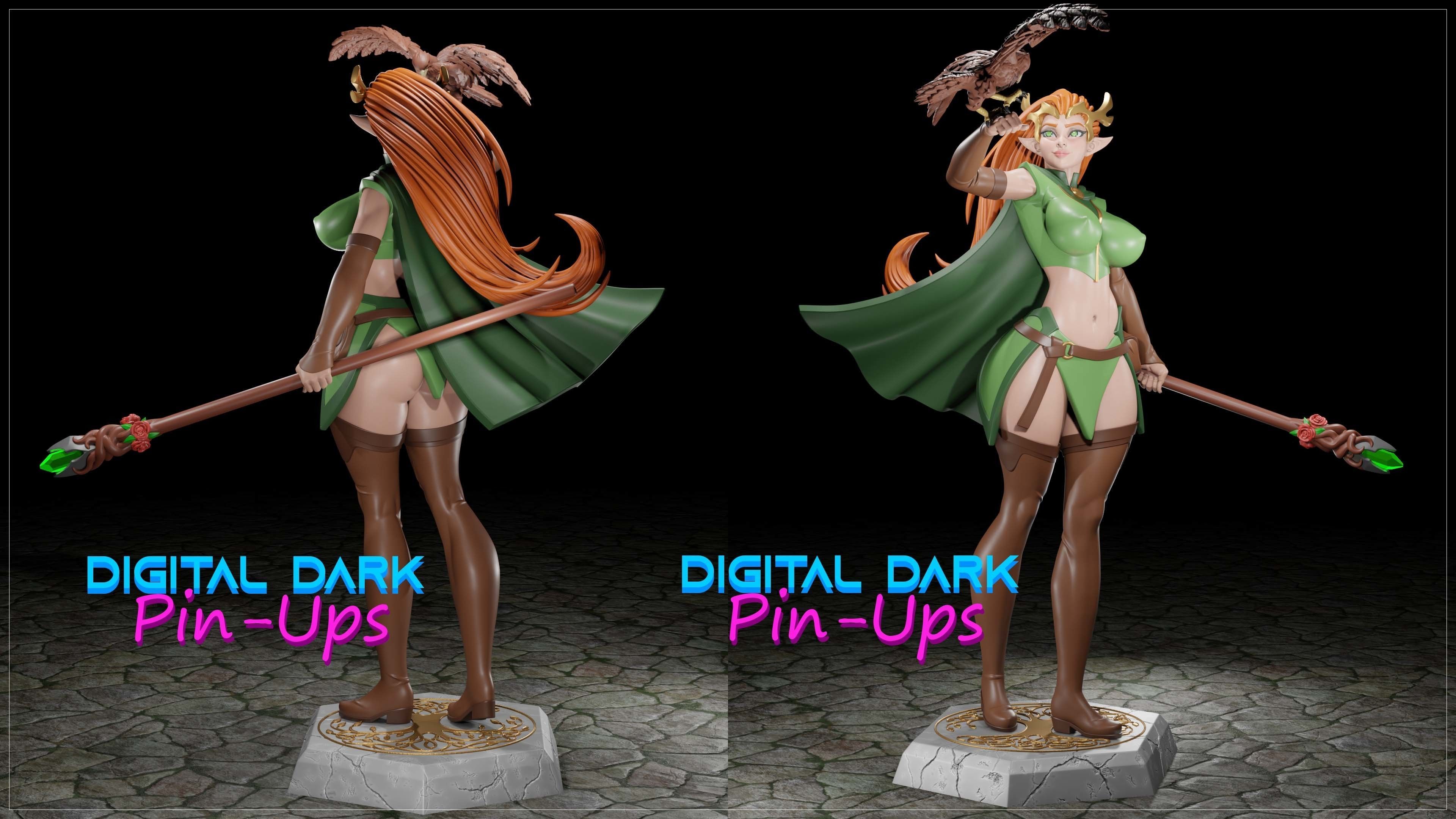 Keyleth Vox Maxima with NSFW version and Miniatures 3D model 3D printable | CGTrader