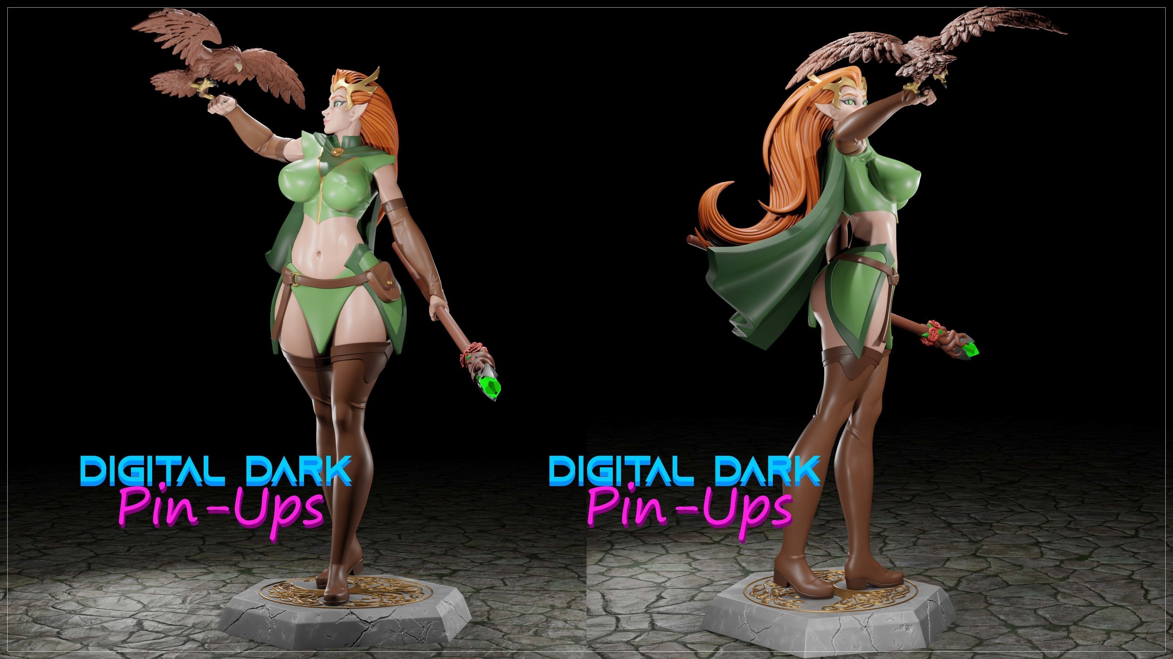 Keyleth Vox Maxima with NSFW version and Miniatures 3D model 3D printable | CGTrader