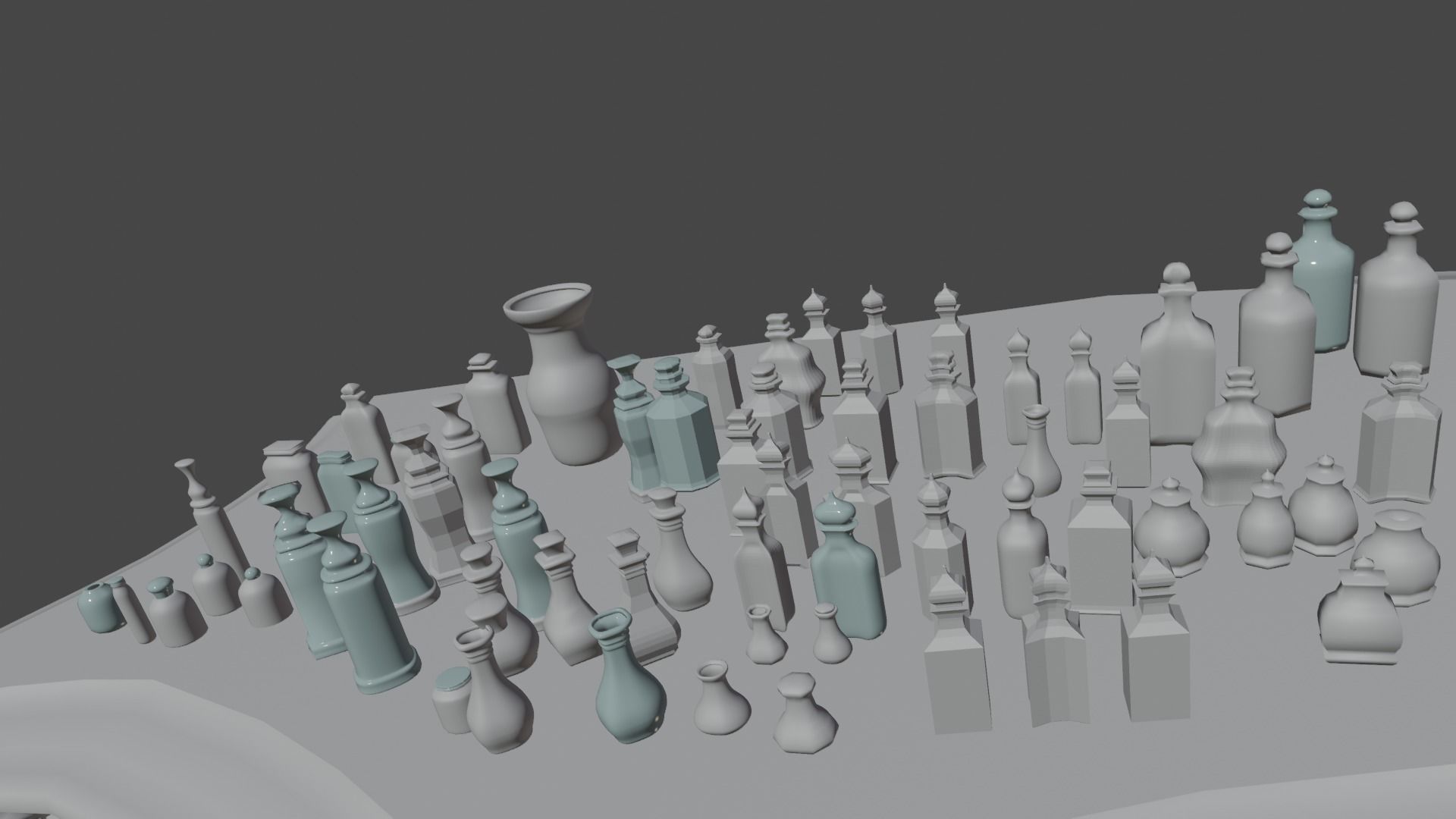 3D model Potions pack VR / AR / low-poly | CGTrader