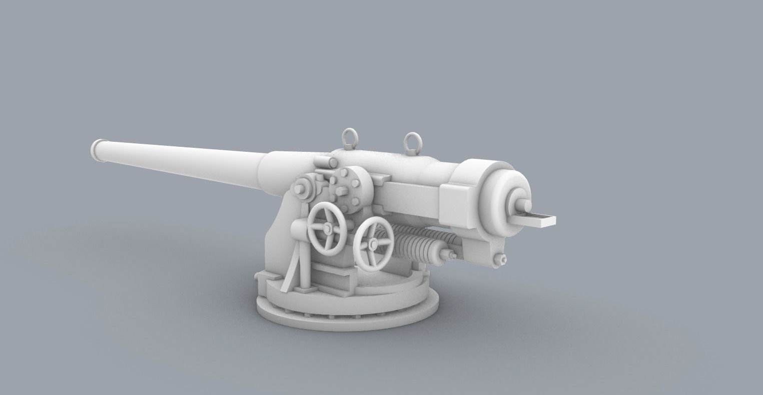 3D model Pattern 1892 152mm VR / AR / low-poly | CGTrader