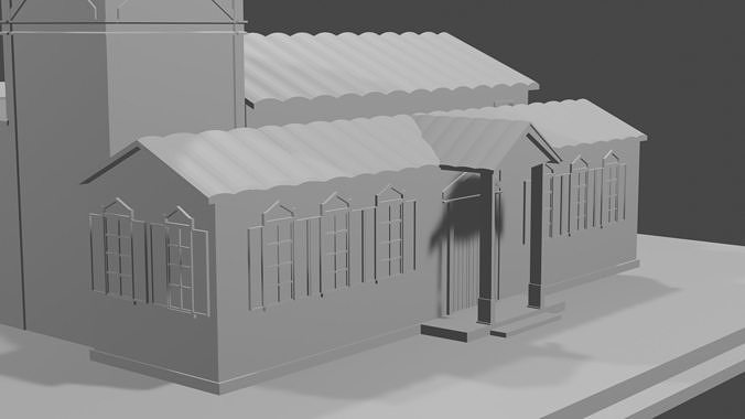 Historical building 3D model | CGTrader