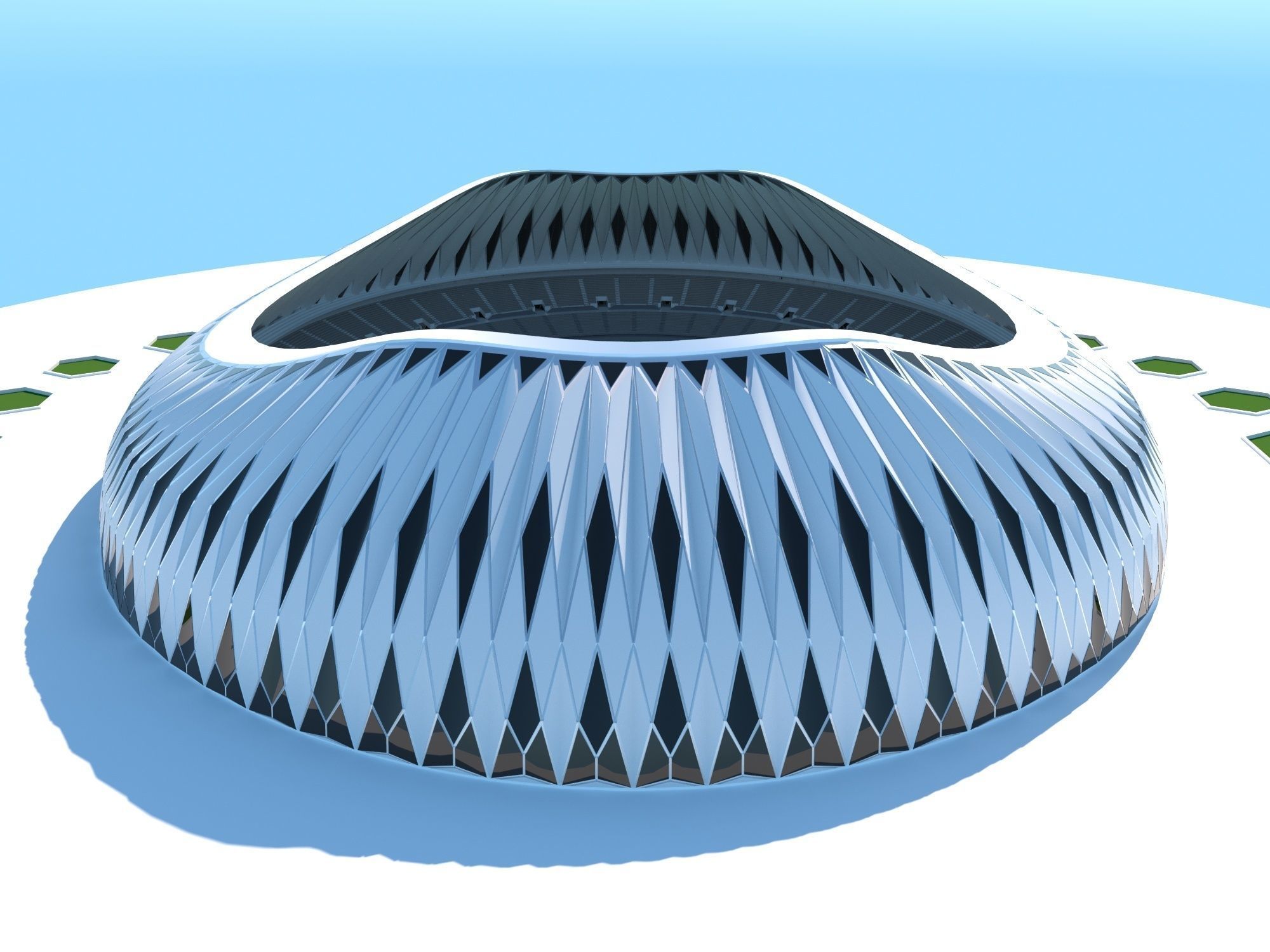 MOON STADIUM 3D model | CGTrader