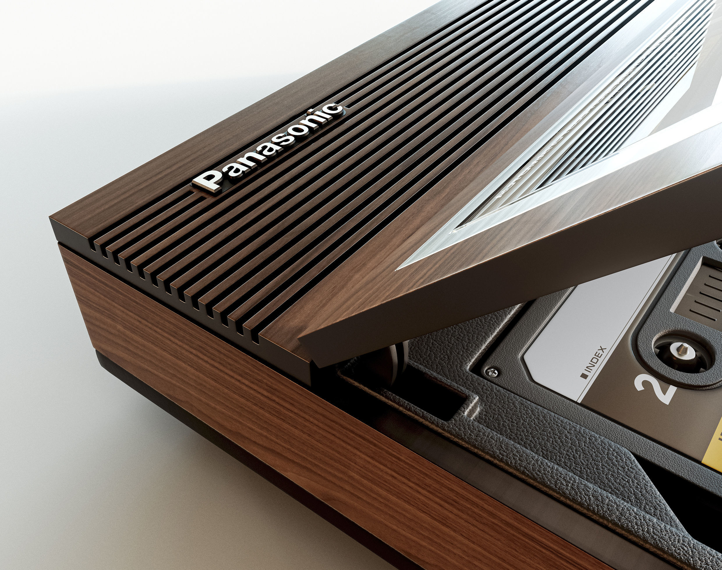 Vintage Panasonic Answering Machine 3D model | CGTrader