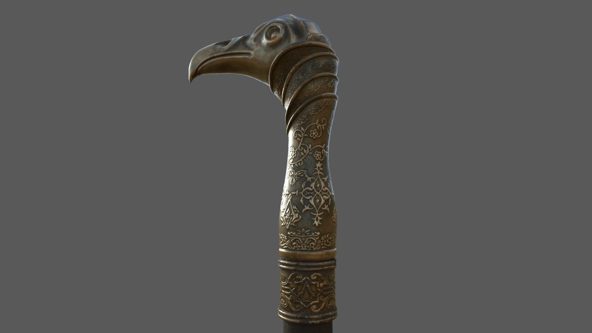 3D model Assassins Creed Cane Sword VR / AR / low-poly | CGTrader