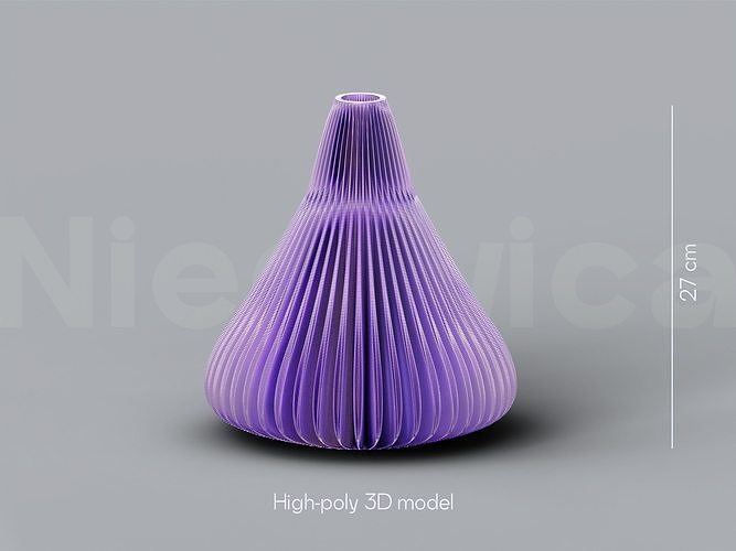 NIEDWICA VASE D-5 3D PRINTING VASE 3D MODEL STL FILE 3D model 3D printable | CGTrader