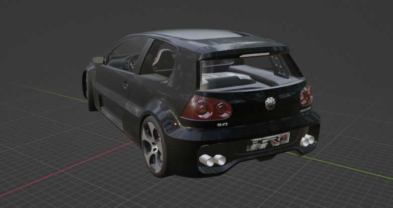 Volkswagen GTI W12 3D model | CGTrader