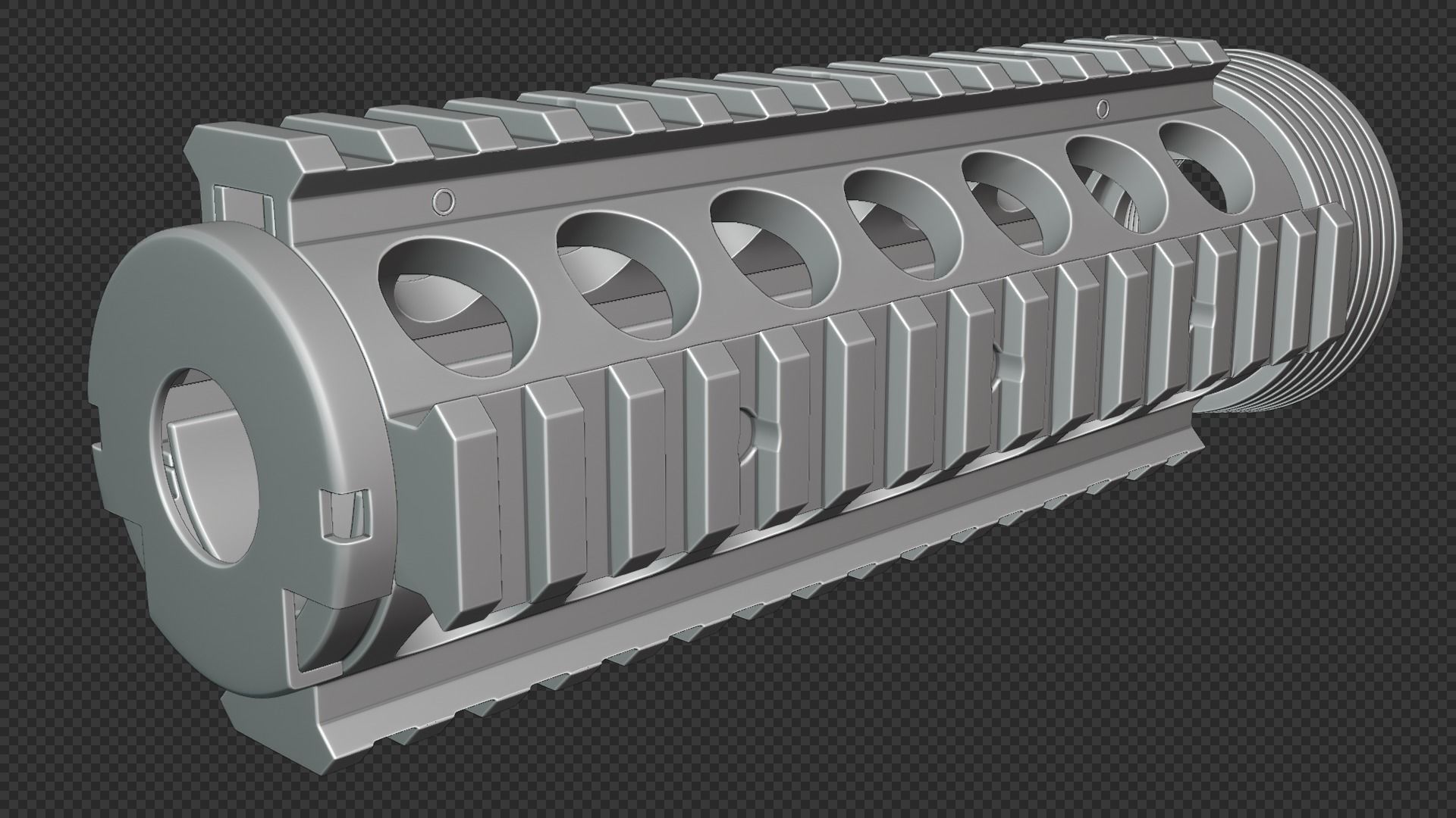 3D model AR-15 RAS Forend Handguard VR / AR / low-poly | CGTrader
