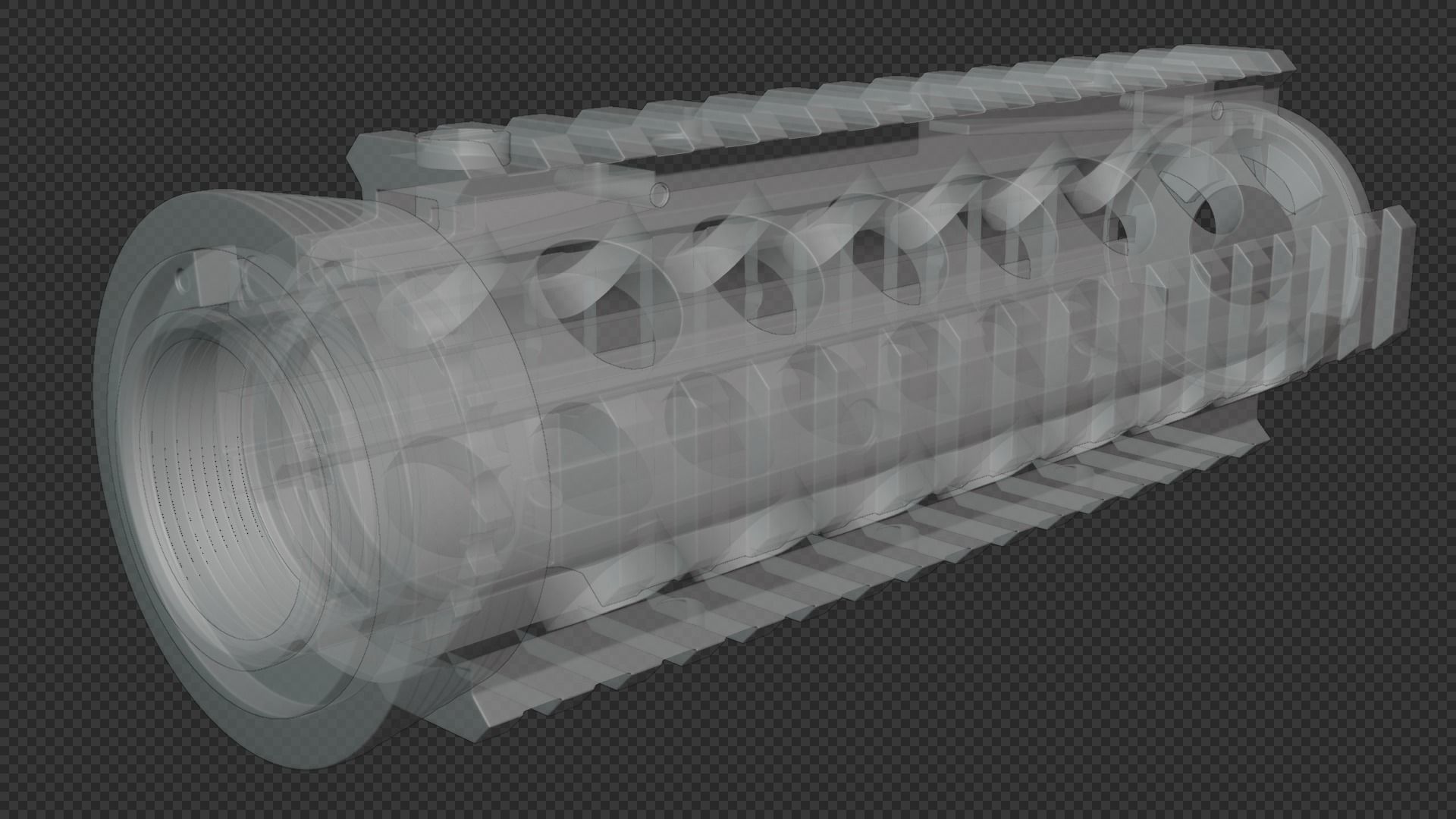 3D model AR-15 RAS Forend Handguard VR / AR / low-poly | CGTrader