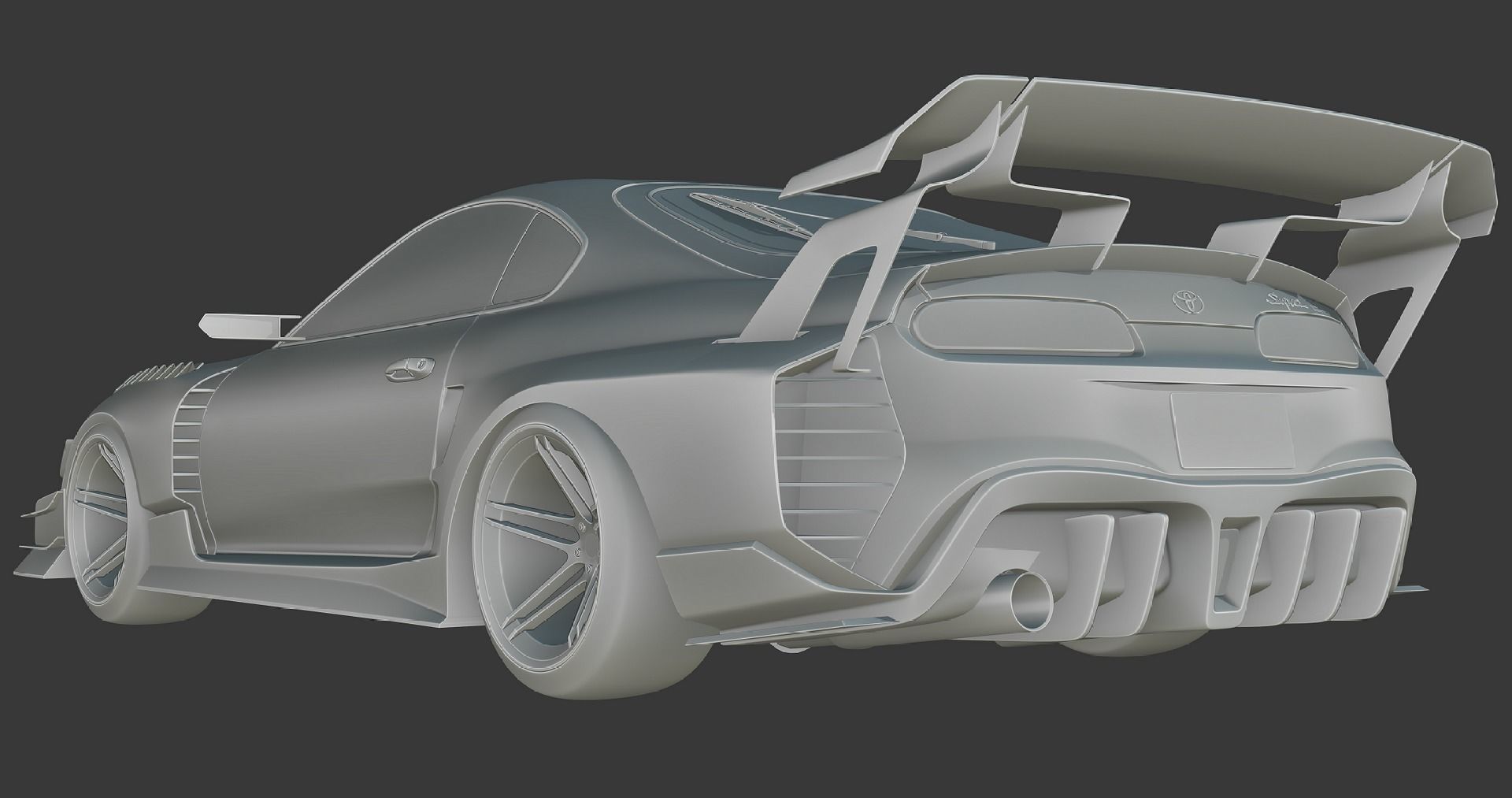 3D model TOYOTA SUPRA HYCADE STAGE 2 VR / AR / low-poly | CGTrader