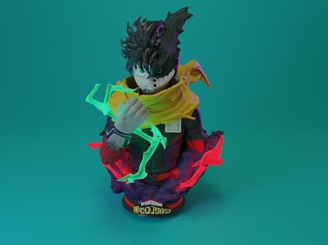 Deku Seinen - Midoriya Izuku 3D model 3D printable | CGTrader