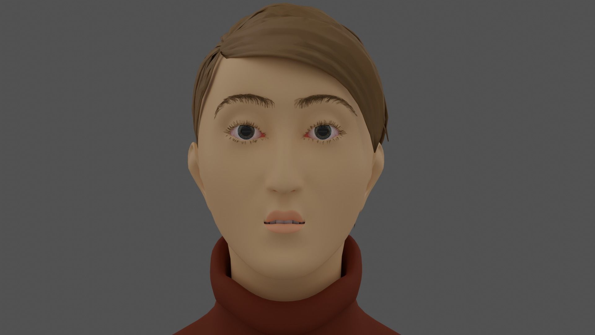 3D model Noodle Nose- Boy Cartoon Character VR / AR / low-poly | CGTrader