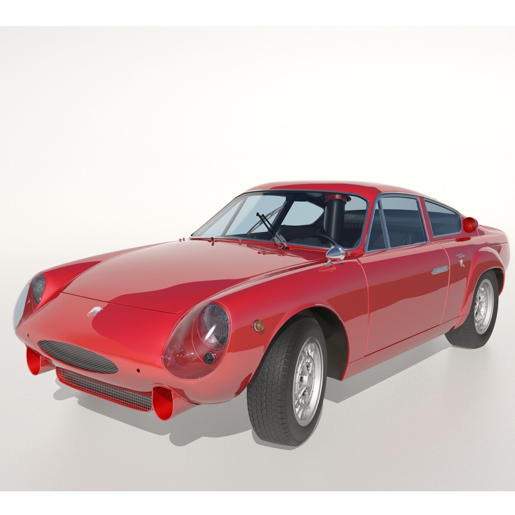 Abarth-Simca 2Mila 2-litre GT 1964 3D model | CGTrader