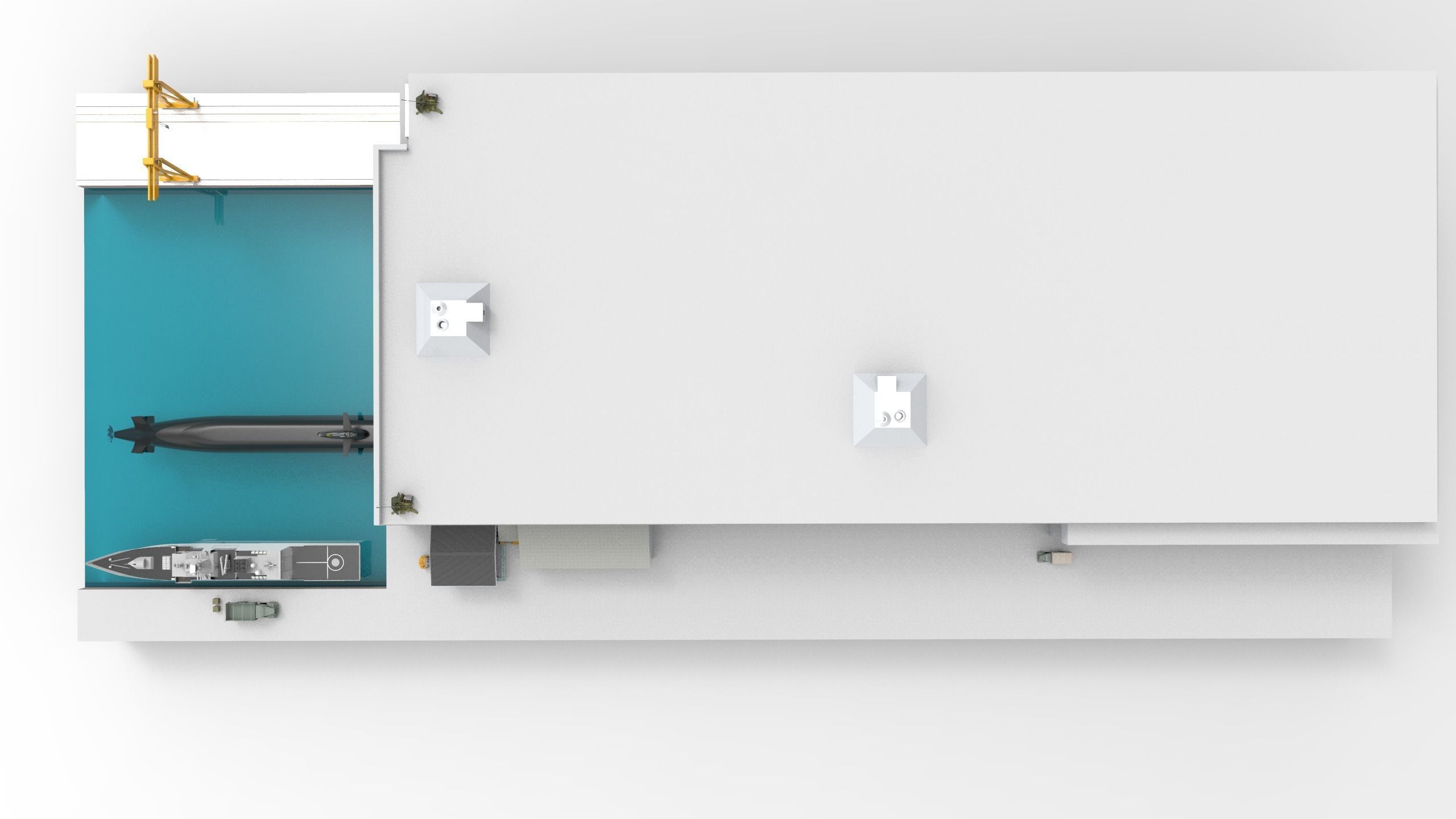 Navy Millitary Base 3D model | CGTrader