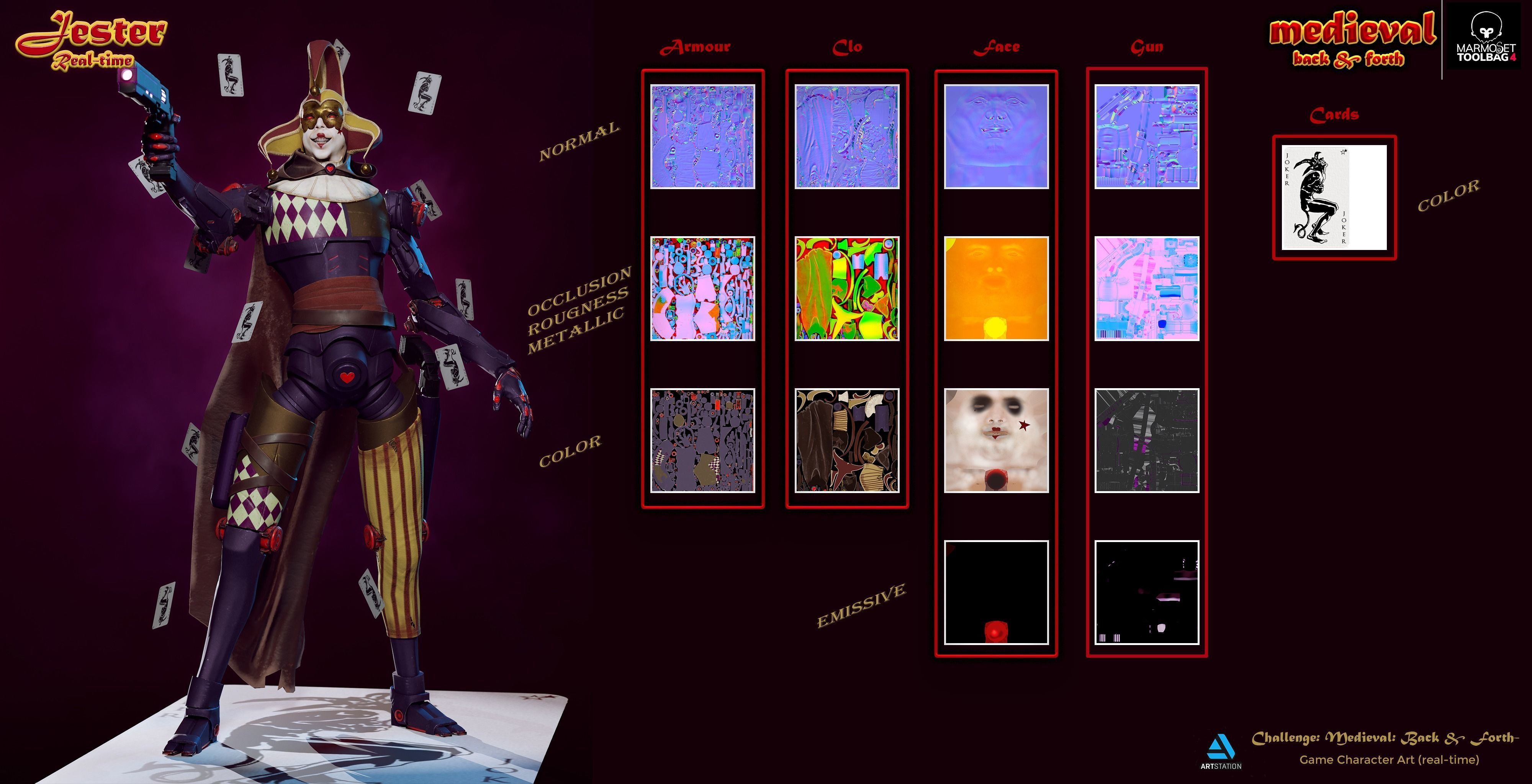 3D model Jester Hereward VR / AR / low-poly | CGTrader