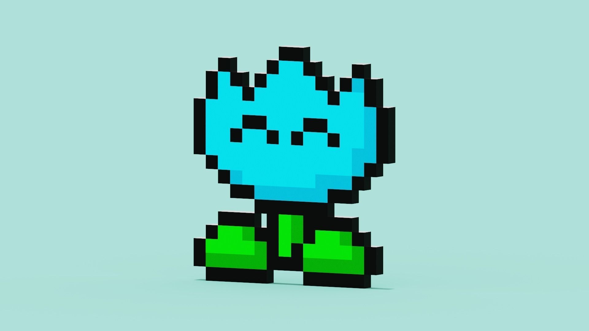 3D model Mario Ice flower VR / AR / low-poly | CGTrader