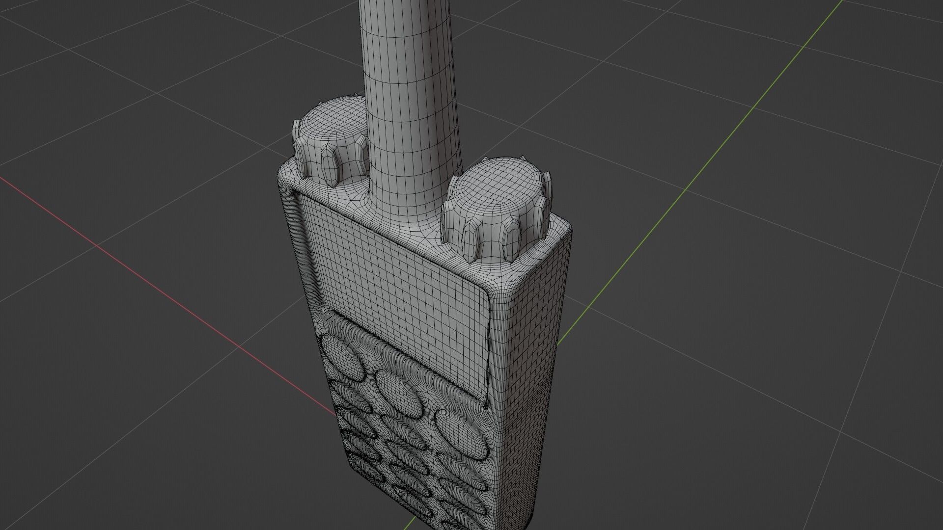 portable radio walkie talkie in three colors free 3D model | CGTrader
