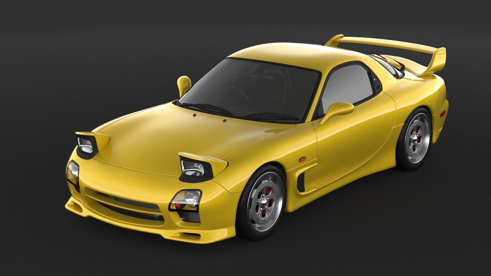 Mazda RX-7 A-Spec 3D model | CGTrader