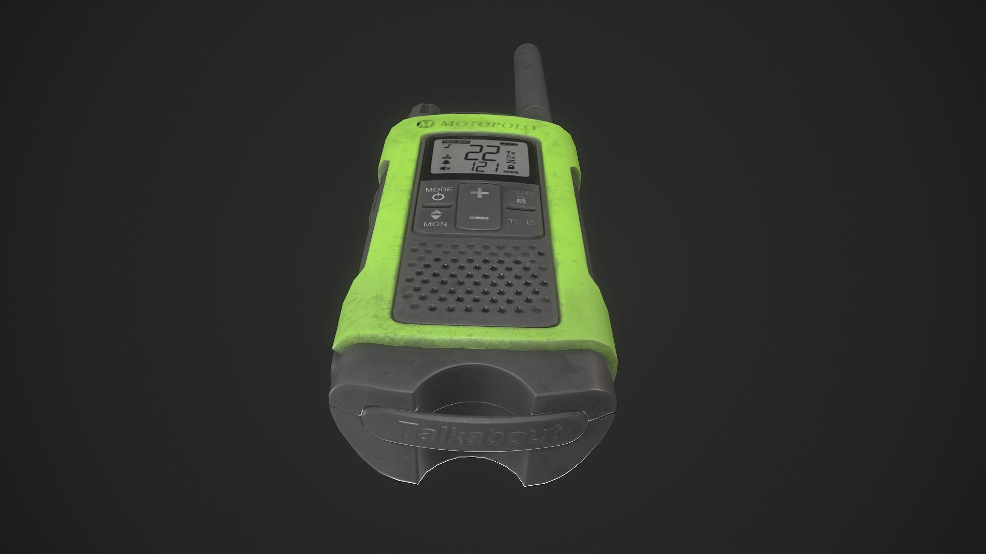 3D model Walkie Talkie Motorola Green Bright VR / AR / low-poly | CGTrader